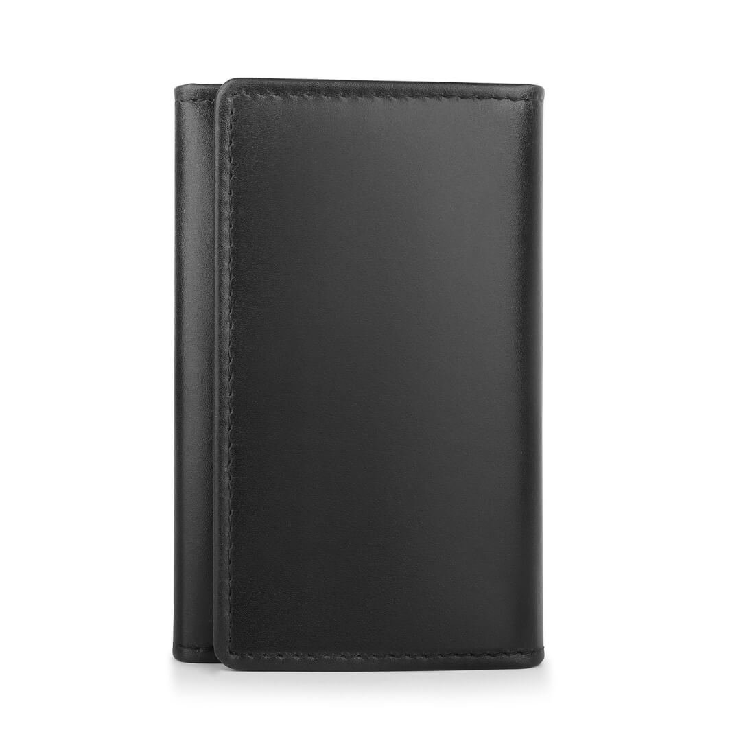 Leather Key Holder Wallet Mayfair 2505 - Black - The Leather Mob