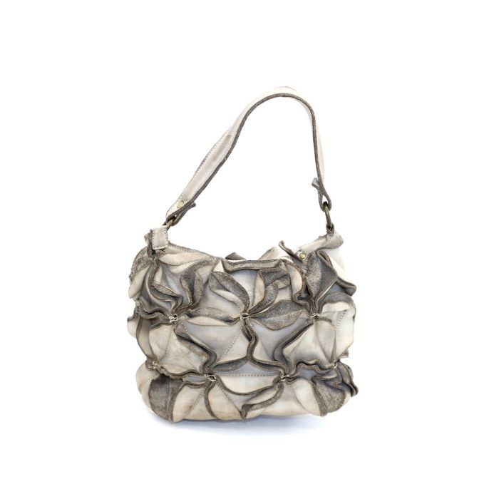 MARGHERITA MINI Hand Bag Beige - The Leather Mob