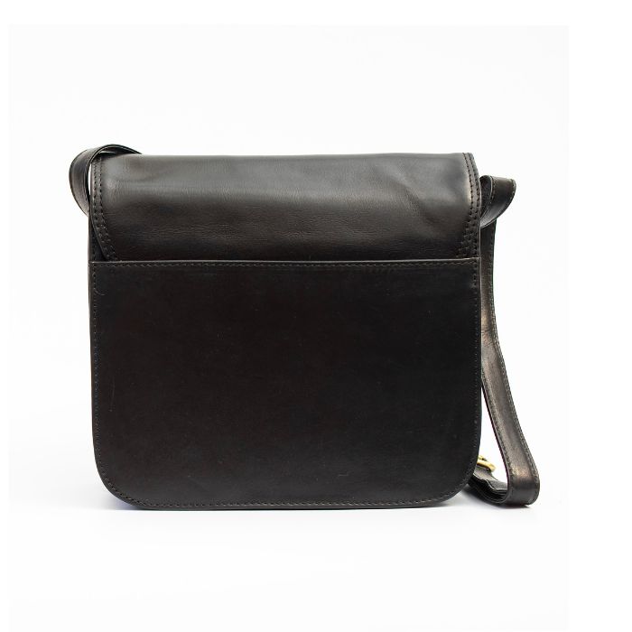 Tuscan Large Triple Compartment Handbag | Black - The Leather Mob