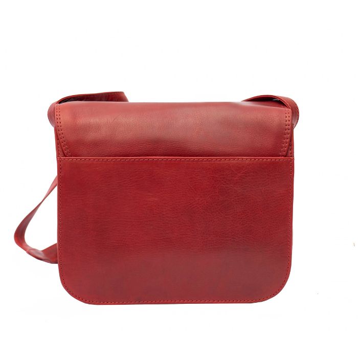 Tuscan Large Triple Compartment Handbag | Bordeaux - The Leather Mob
