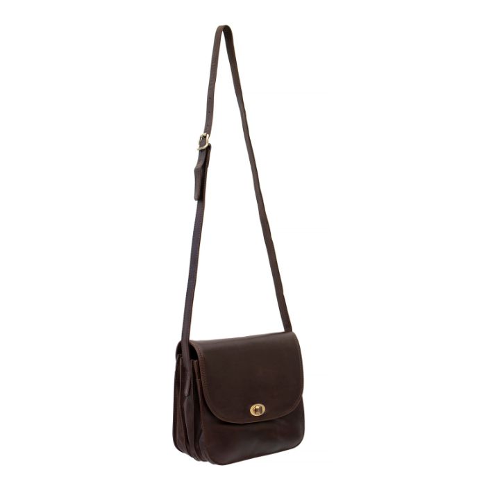 Tuscan Large Triple Compartment Handbag | Brown - The Leather Mob