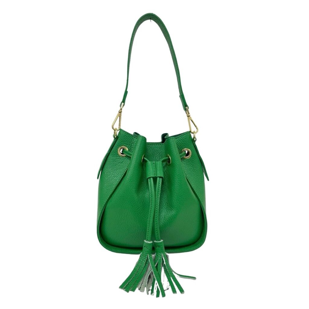 Green Handbags - Italian leather handbags - THE LEATHER MOB
