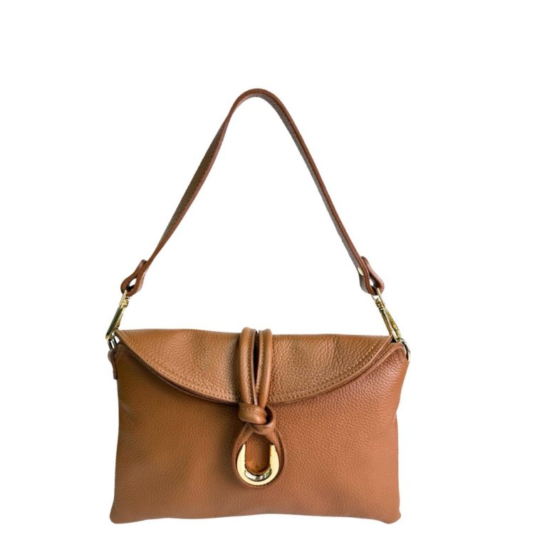 MAEVA Leather Shoulder Bag | Tan - The Leather Mob